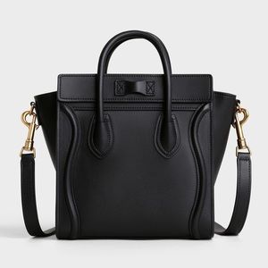 Bags | Celine Nano Bag In Black | Poshmark